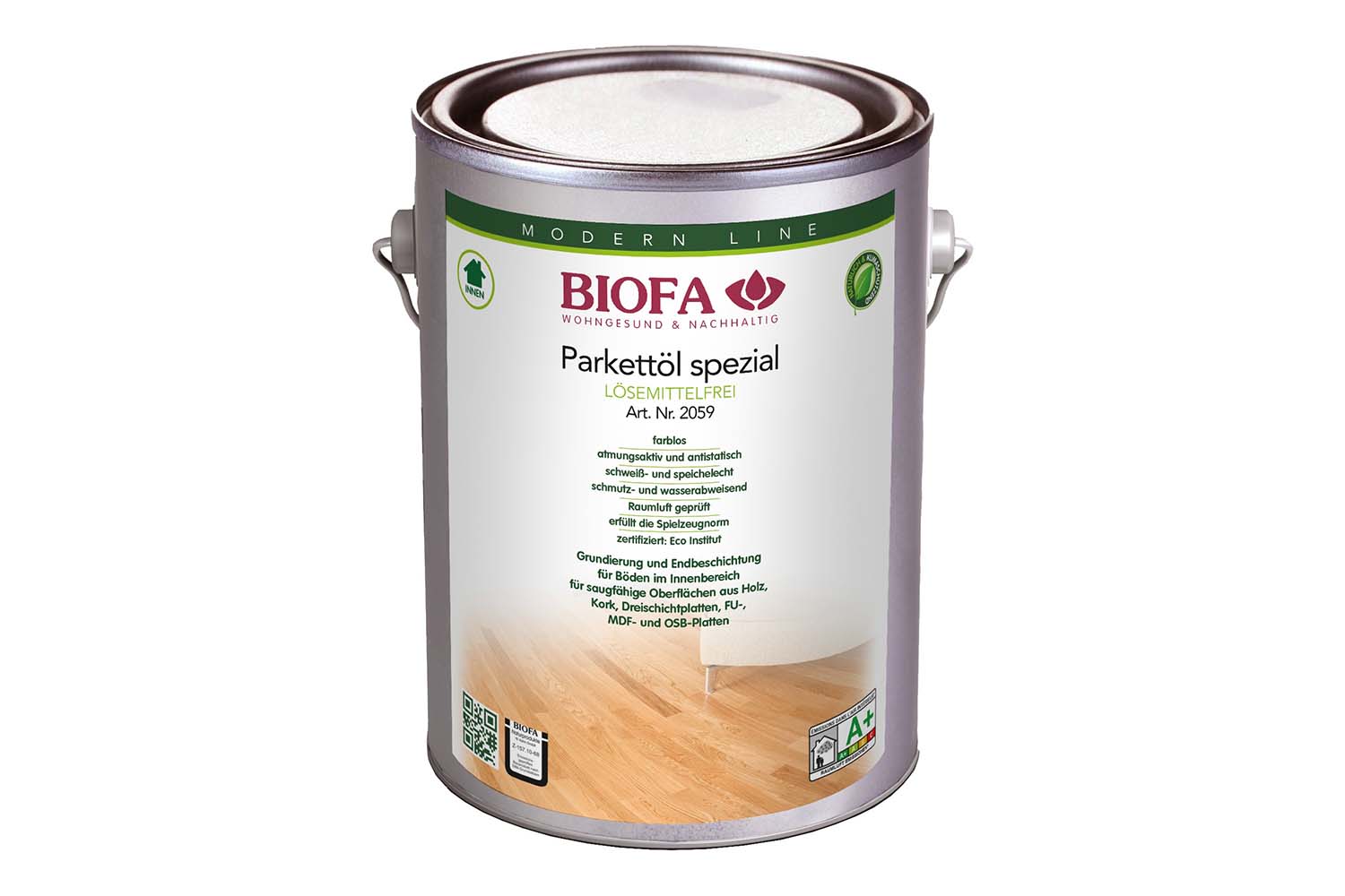 Biofa Parkettöl spezial lösemittelfrei - Gebindegröße: 0,15 Liter