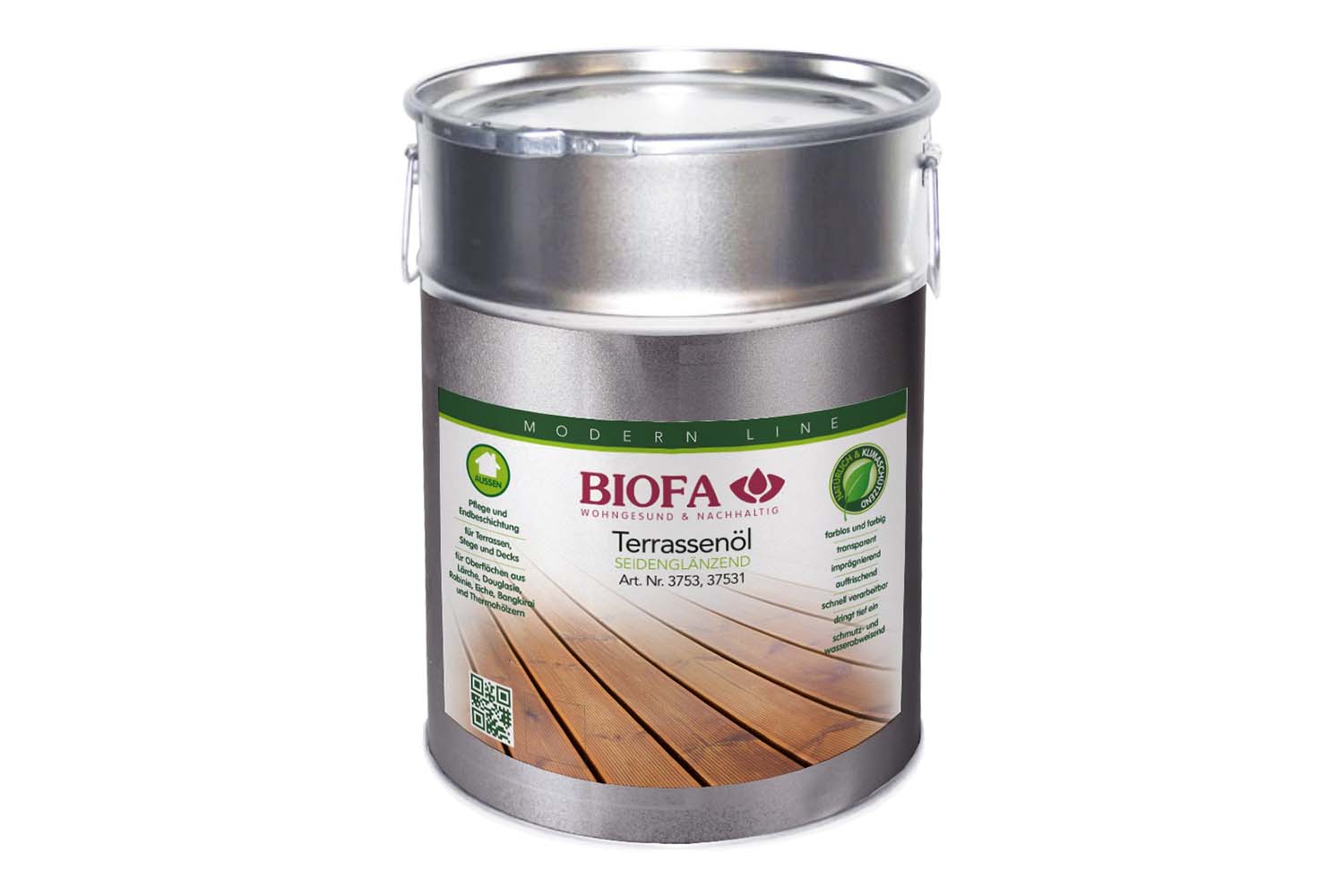 Biofa Terrassenöl farblos | 10 Liter | 10675.3
